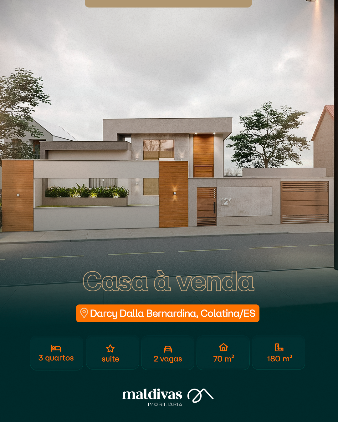 Casa Darcy dala bernadina - Colatina - Imobiliária em Linhares